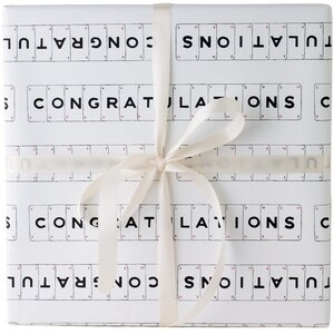 Luxury Congratulations Gift Wrap and Tag - Etsy
