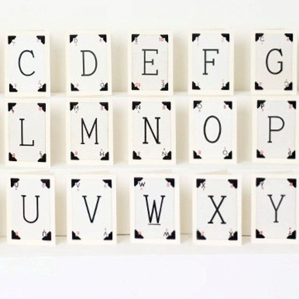 Alphabet Cards - Etsy UK