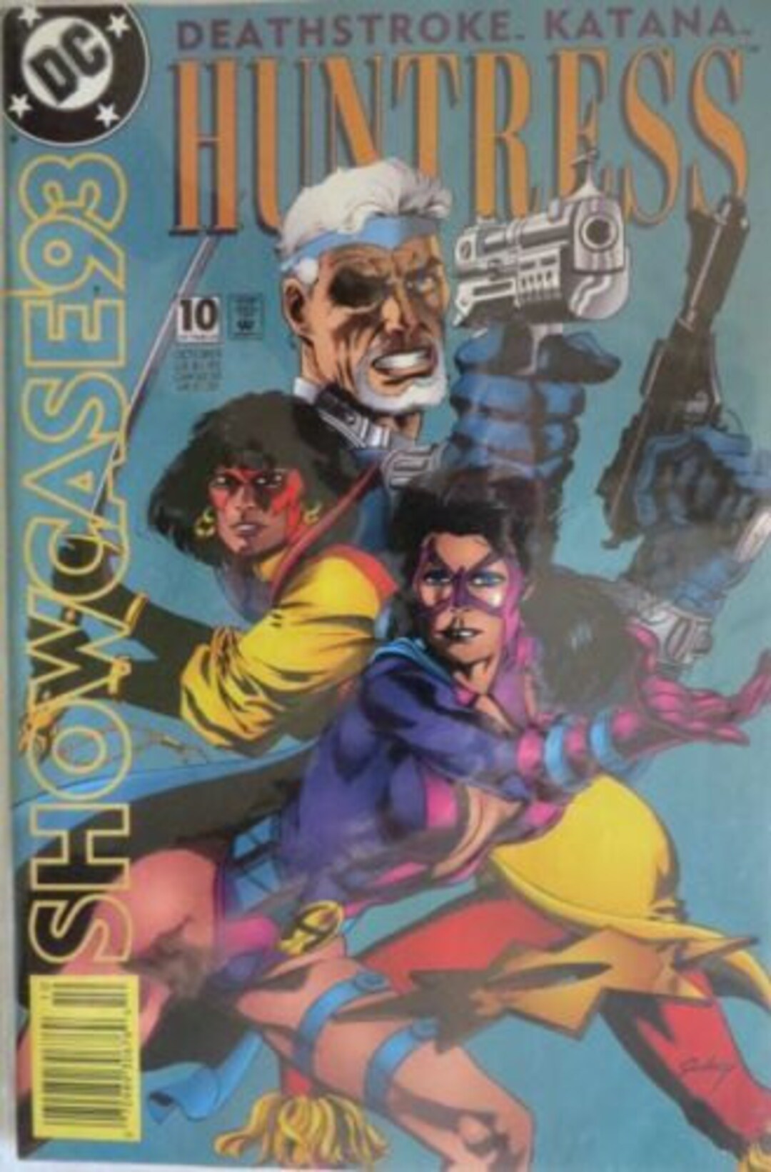 DC Comics Showcase 1993 Deathstroke Katana Huntress #10 Oct 1993 Unread ...