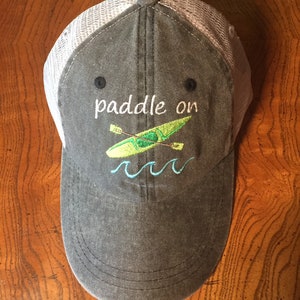 Paddle on Kayak Hat - Etsy