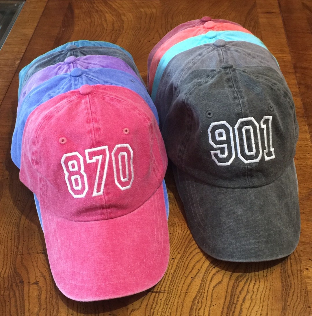 Area Code and Zip Code Hat - Etsy