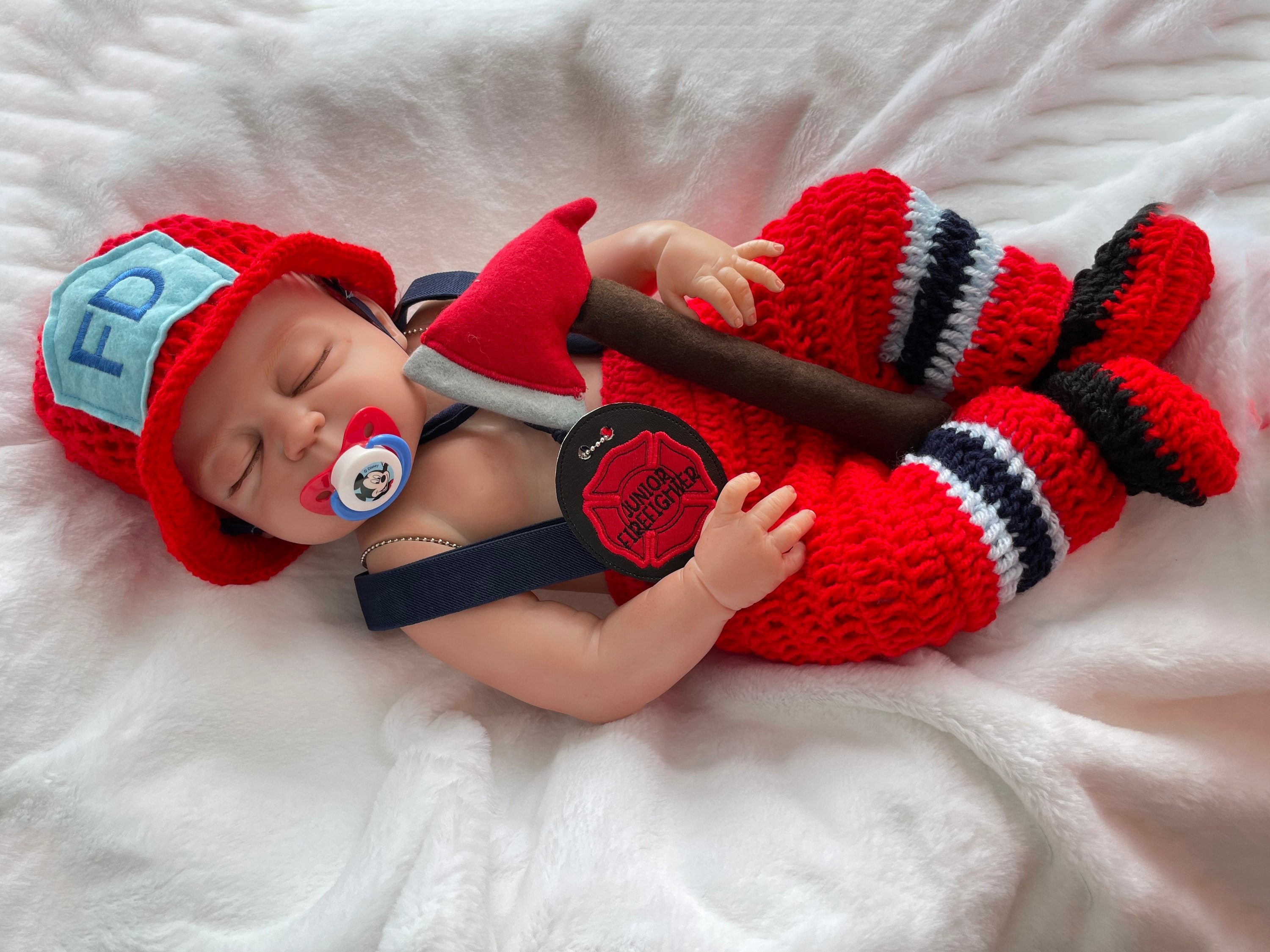 Firefighter Baby Fireman Photo Prop Baby Fireman Outfit | Etsy in 2021 ...