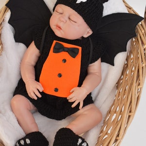 Baby Bat Halloween Costume, Baby Bat Costume Halloween, Newborn ...