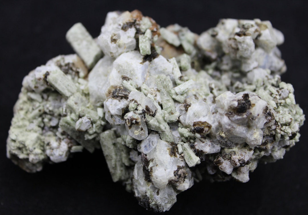 Peristerite Var. Albite and Dioptase Crystal Mineral Specimen PERI3 - Etsy