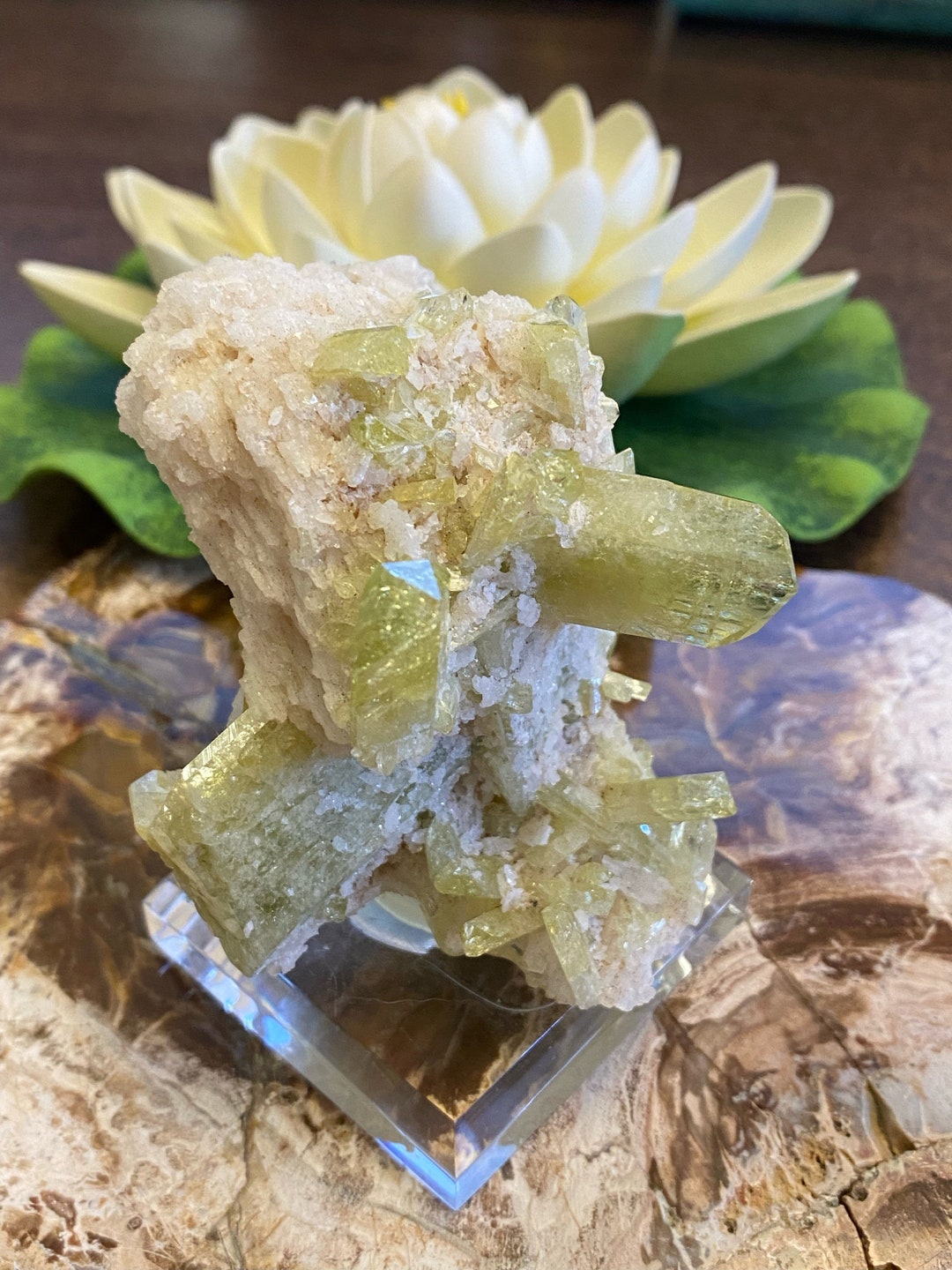 Brazilianite Gemmy Crystal Cluster Mineral Specimen BRAP38 - Etsy