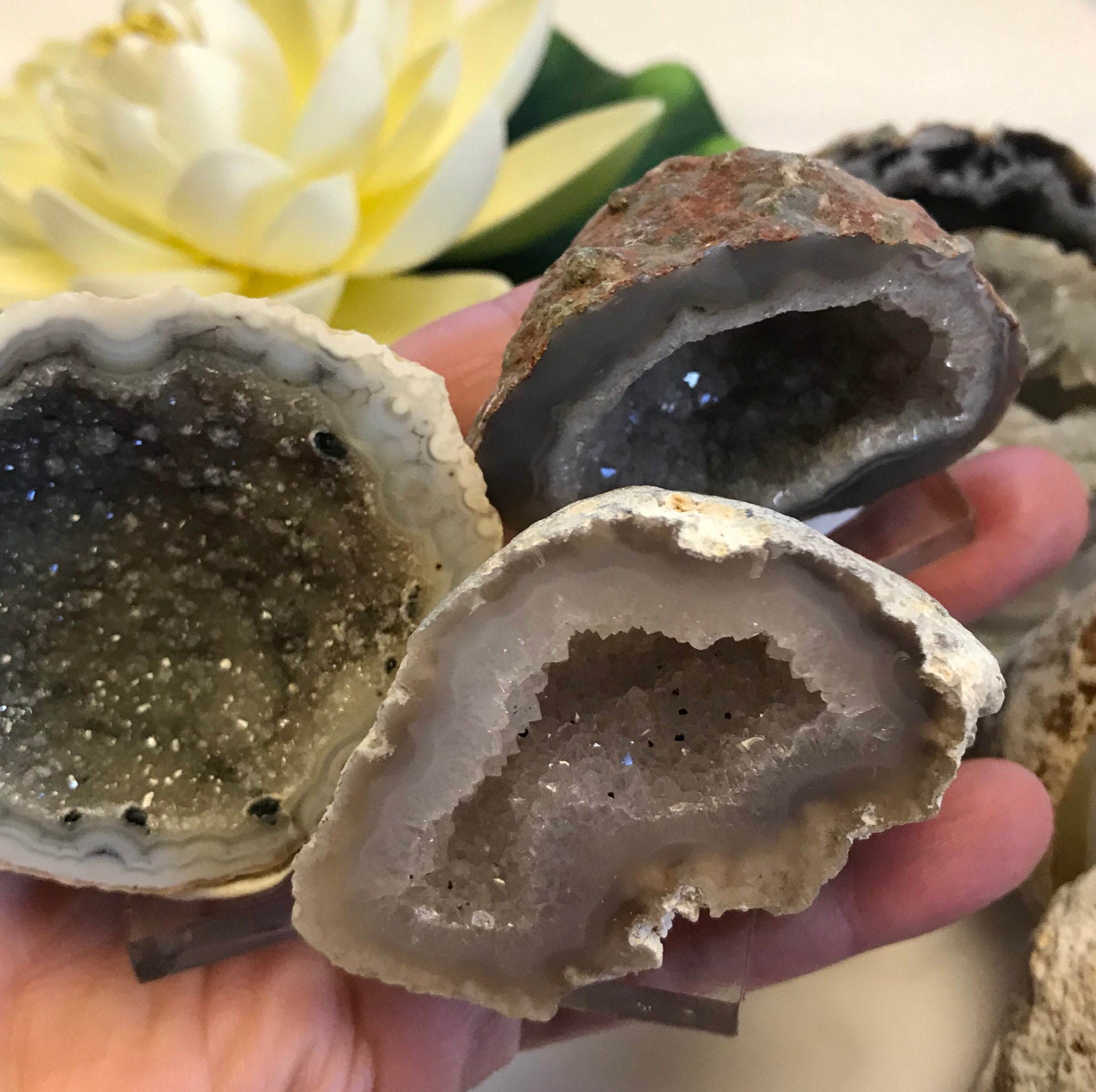 Polished Brazilian Oco Geode Specimen AGA18 | Etsy