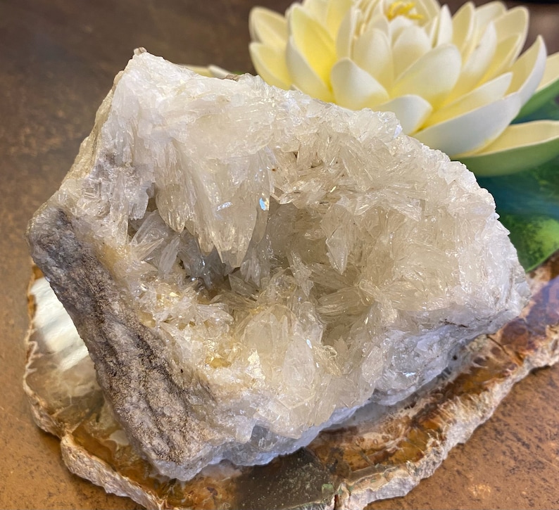 Colemanite Crystal Cluster Mineral Specimen COL1 - Etsy