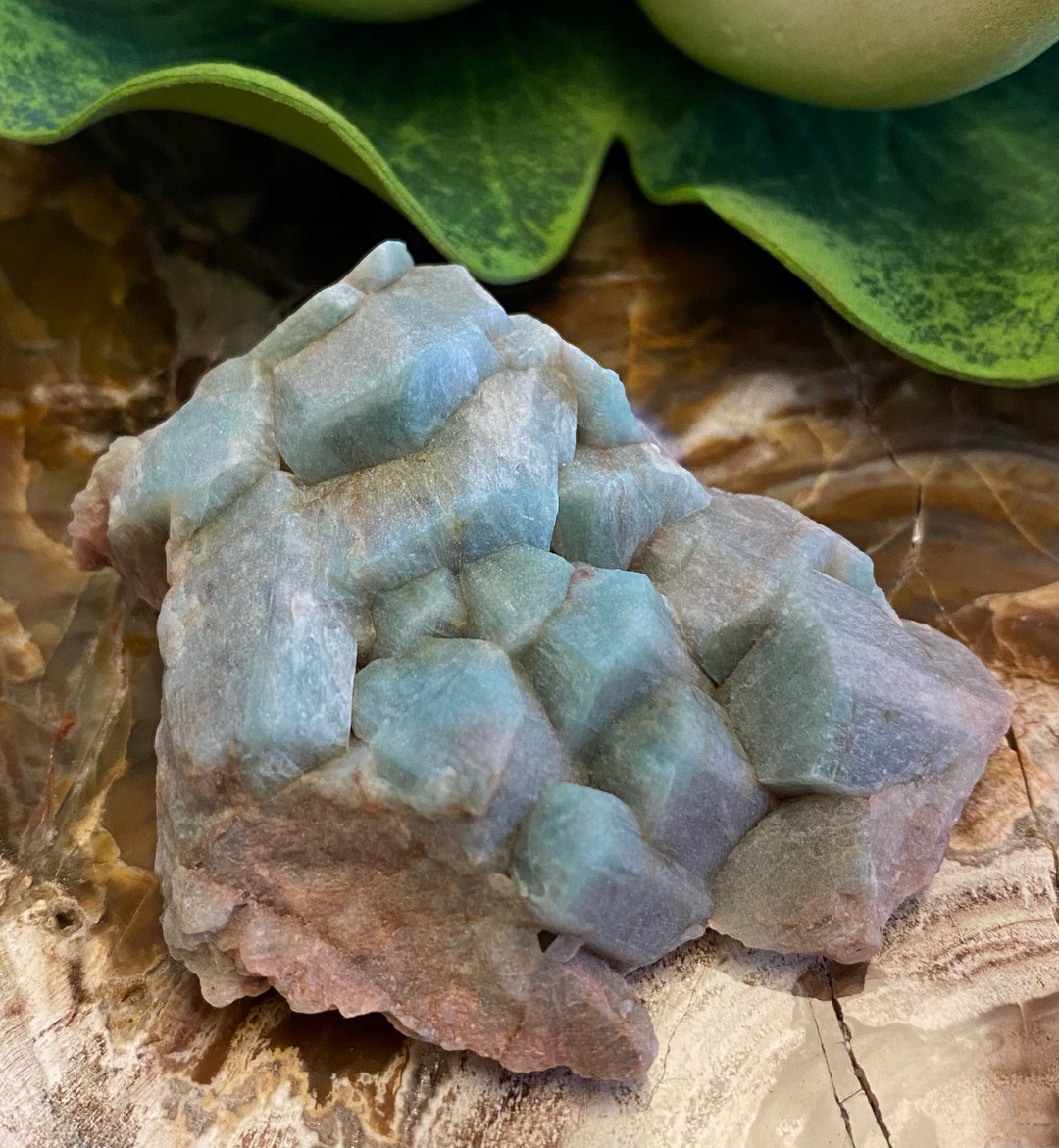 Microcline Var. Amazonite Cluster Specimen AMA34 - Etsy