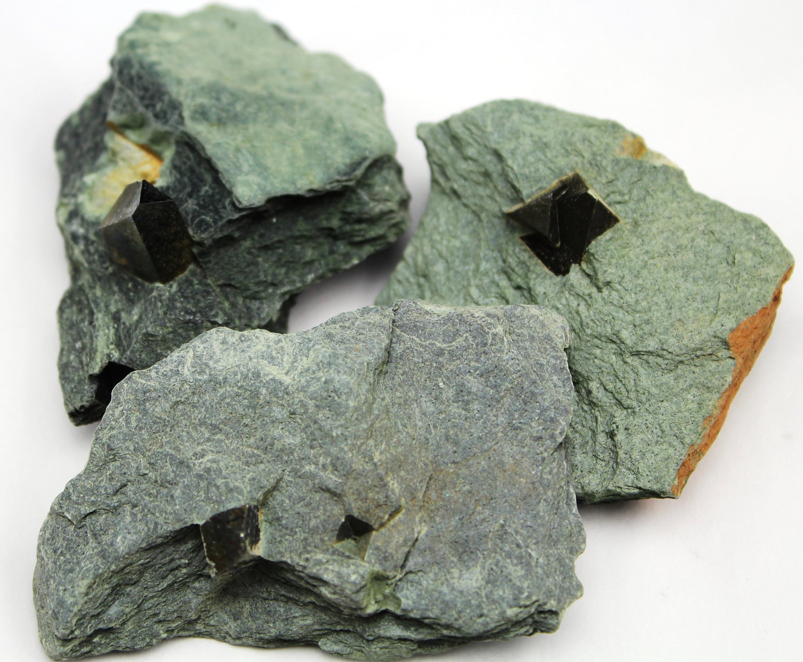 Magnetite Crystal in Talc Schist Matrix Mineral Specimen MAG4 | Etsy