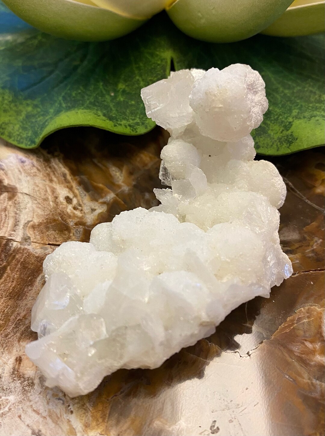 Gyrolite With Apophyllite Crystal Cluster Mineral Specimen GYRS02 - Etsy