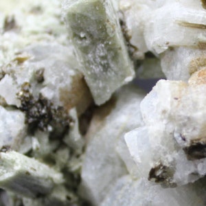 Peristerite Var. Albite and Dioptase Crystal Mineral Specimen PERI3 - Etsy