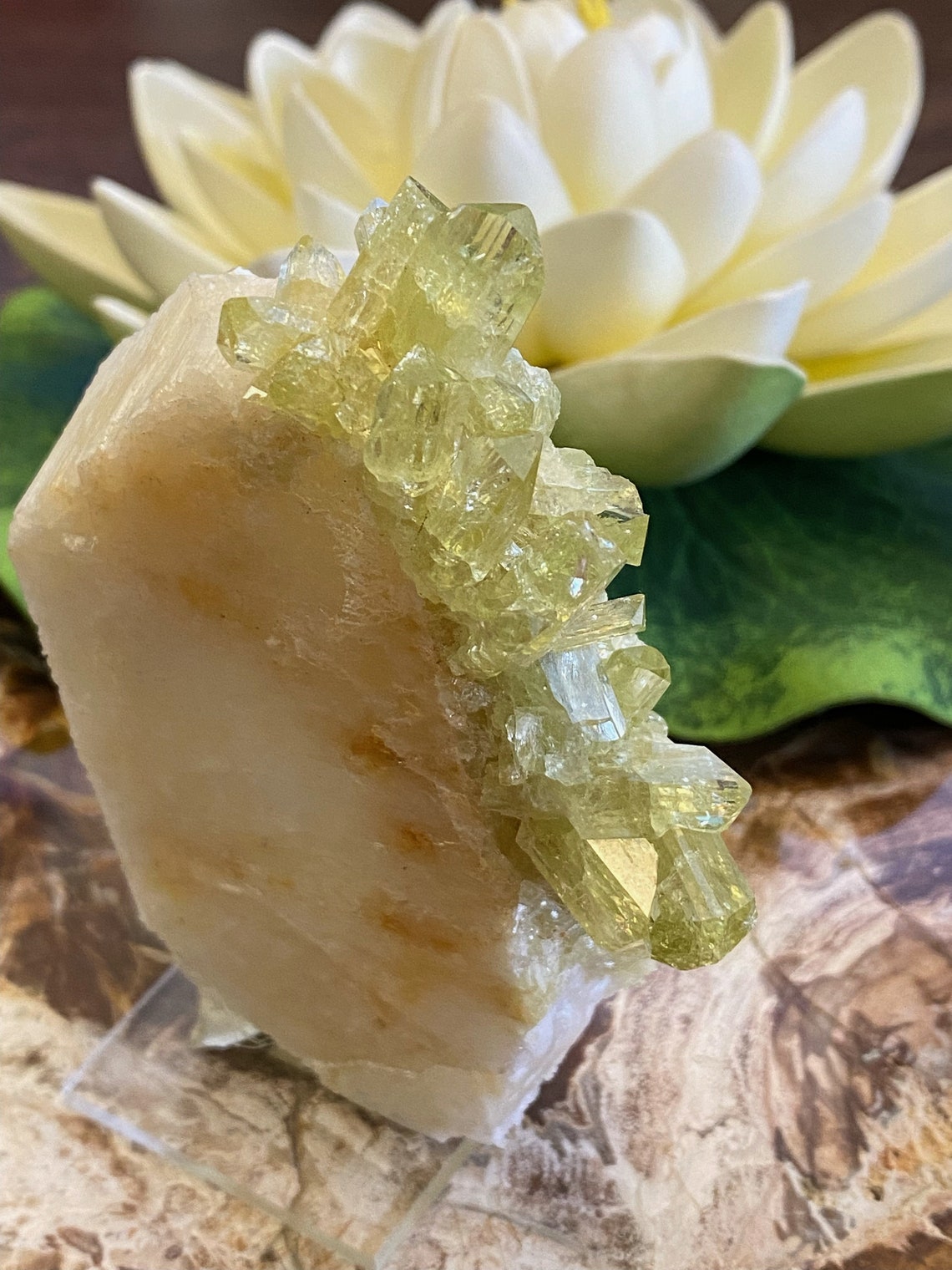 Brazilianite Gemmy Crystal Cluster Mineral Specimen BRAP37 - Etsy