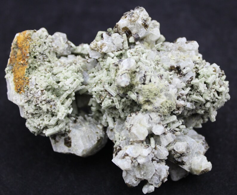 Peristerite Var. Albite and Dioptase Crystal Mineral Specimen | Etsy