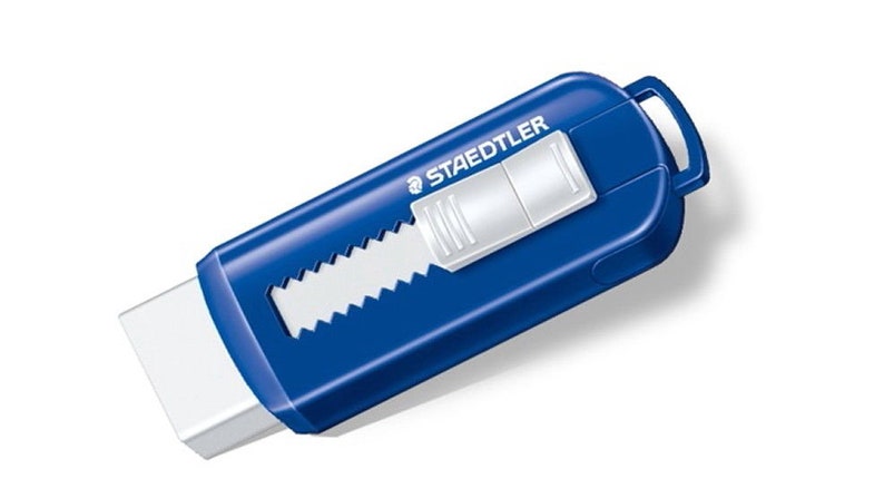 Staedtler Pvc-free Eraser With Sliding Plastic Sleeves 525 PS1 - Etsy