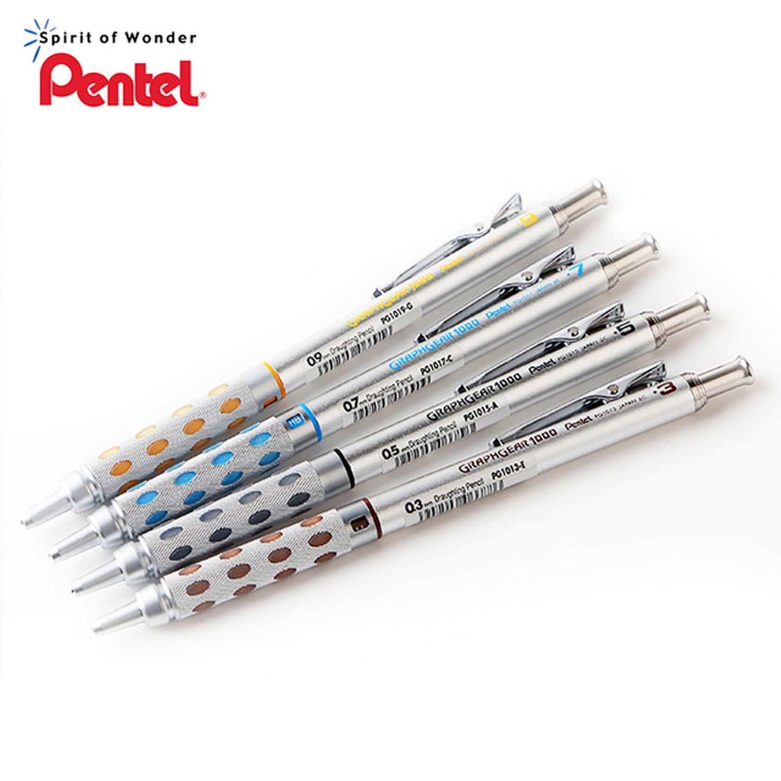 4 X Pentel GRAPHGEAR 1000 Mechanical Drafting Pencil - Etsy