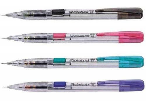 Pentel Techniclick Mechanical Pencil 0.5mm 4 Colors Set - Etsy