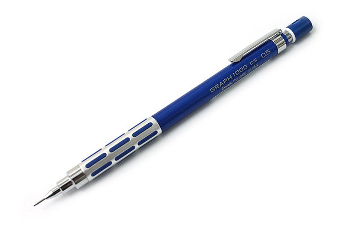 Pentel Graph 1000 0.5mm Mechanical Pencil Limited Edition Blue BARREL ...