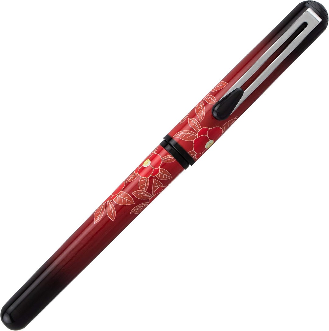 Pentel Refillable Calligraphy Pocket Brush Pen Limited Edition Camellia ...