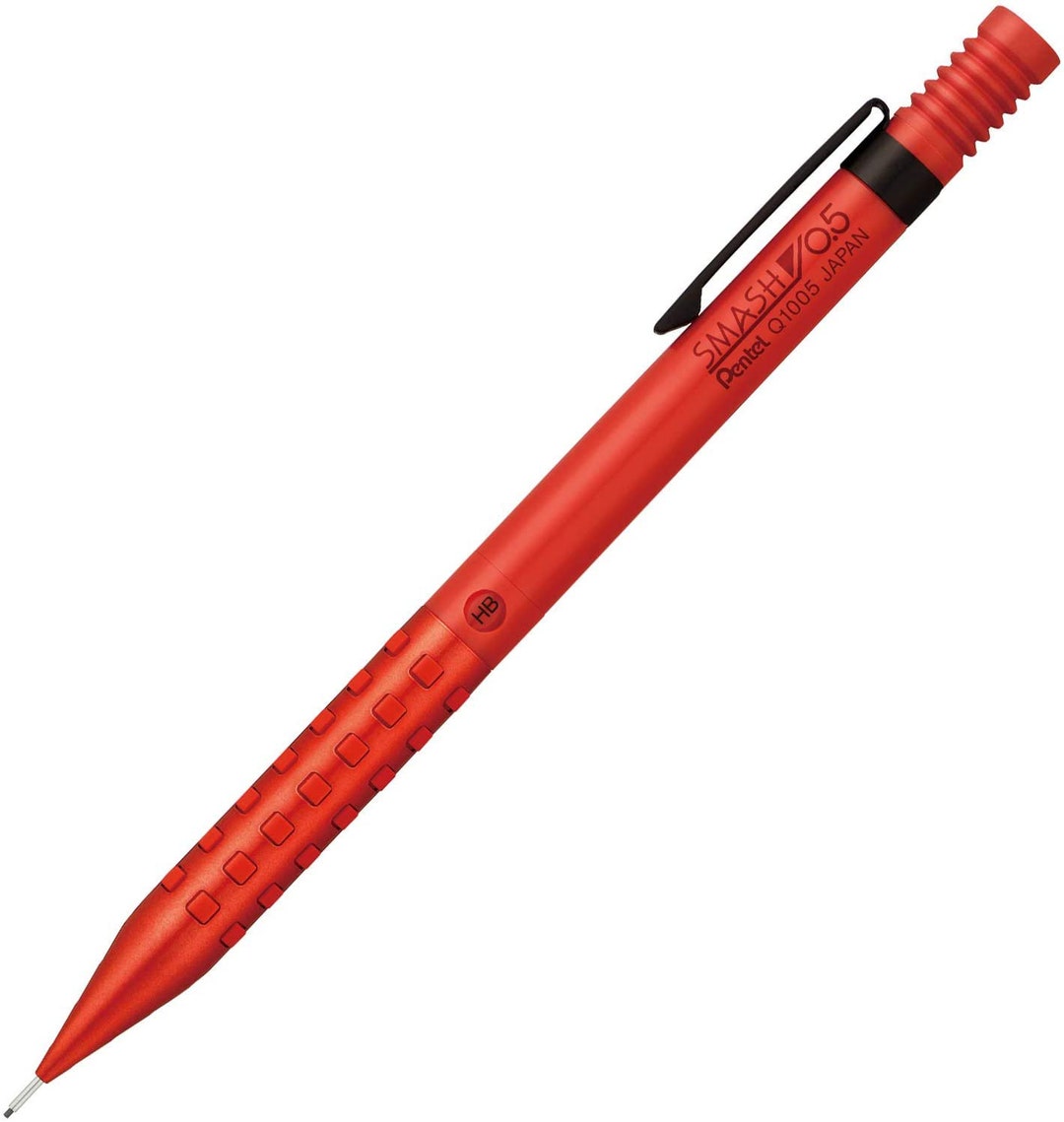 Pentel Smash Limited Edition Mechanical Pencil 0.5mm Q-1005 RED Barrel ...