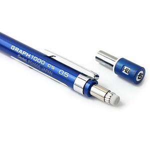 Pentel Graph 1000 0.5mm Mechanical Pencil Limited Edition Blue BARREL ...