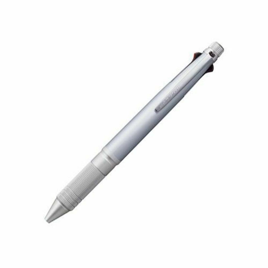 Mitsubishi UNI Jetstream Metal Multi Pen: Ice Silver, 4-color + Pencil ...