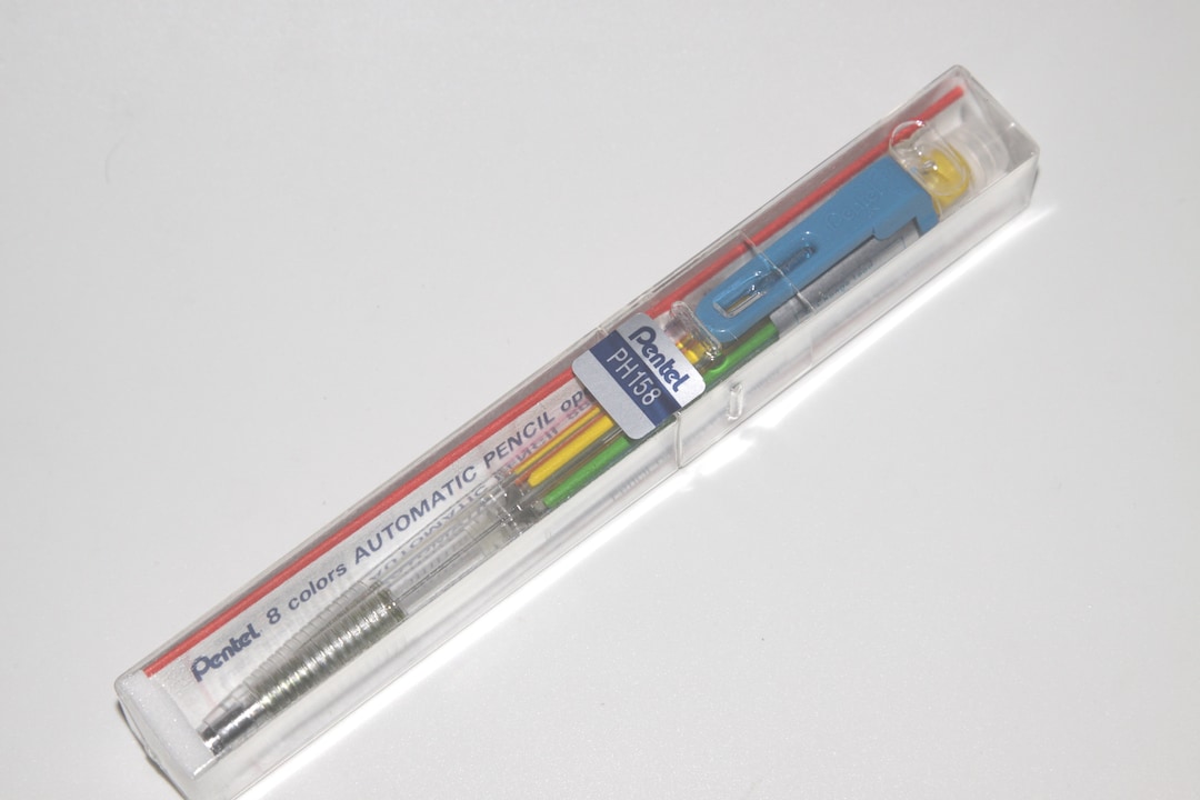 Pentel MULTI 8 Color PH158 8-in-1 Highlighter Crayon Mechanical Pencil ...