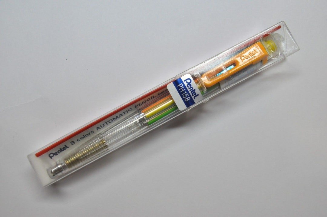 Pentel MULTI 8 Color PH158 8-in-1 Highlighter Crayon Mechanical Pencil ...