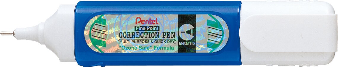 Pentel ZL31-W Fine Point Tip Correction Pen Fluid 12 Ml Multi | Etsy