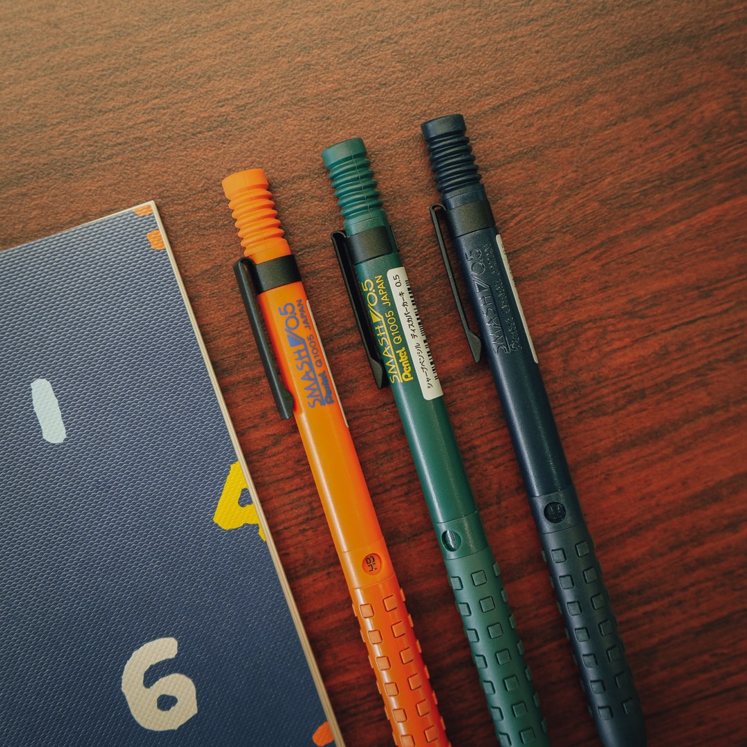 Pentel Smash Limited Edition Mechanical Pencil 0.5mm Q-1005 Orange ...