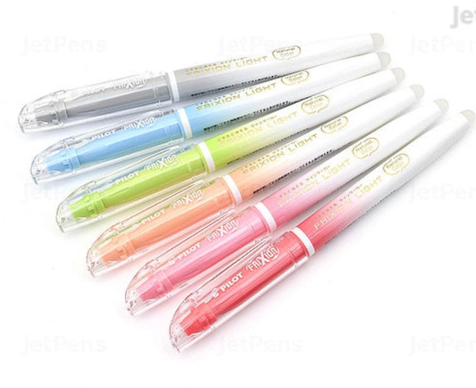 Pilot Frixion Light Natural Color Erasable Highlighter - 6 Color Set - Etsy