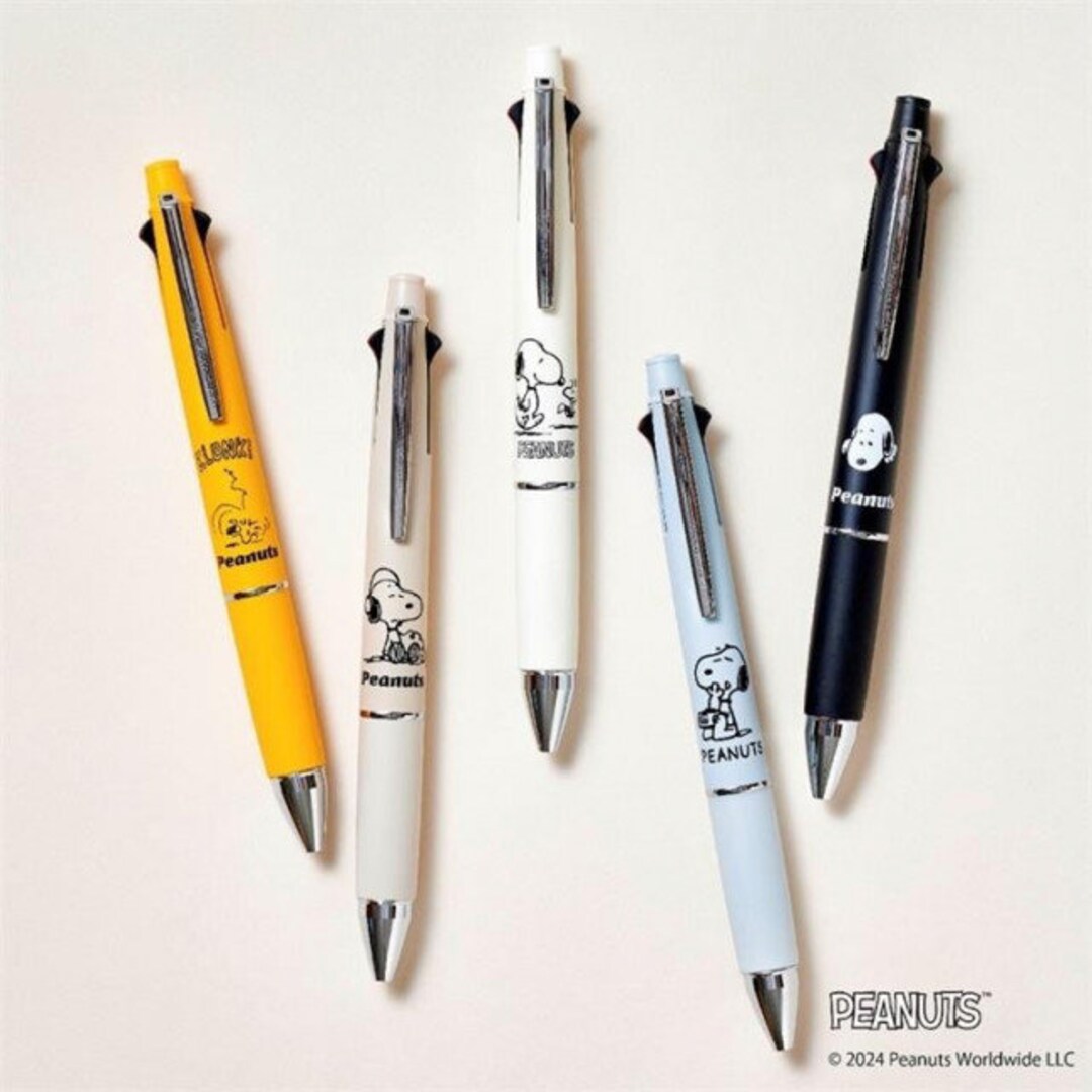 Snoopy Peanuts Feat Mitsubishi UNI Jetstream 4&1 Metal 4 Color 0.5 Mm ...