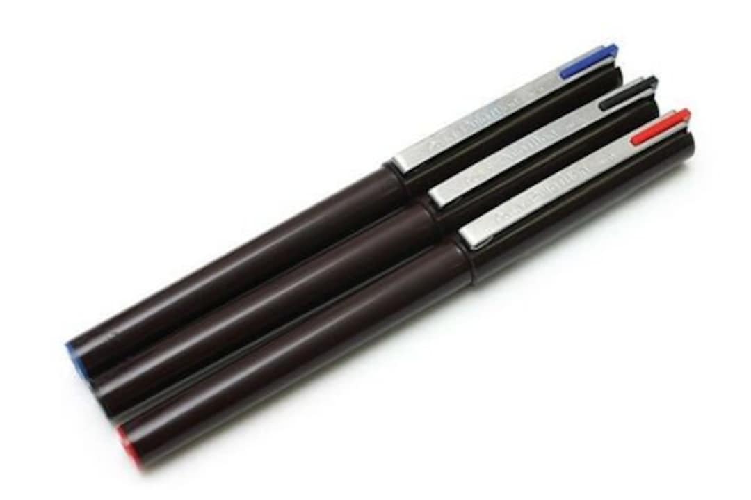 3x PENTEL Stylo Fountain Pen JM 20 Black, Red,blue Color 3 Colors Set ...