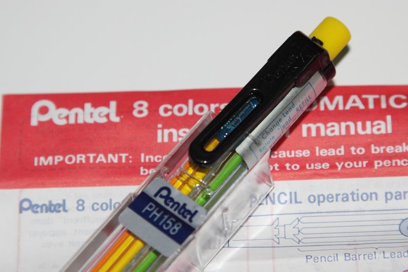 Pentel MULTI 8 Color 8-in-1 Highlighter Crayon Mechanical | Etsy