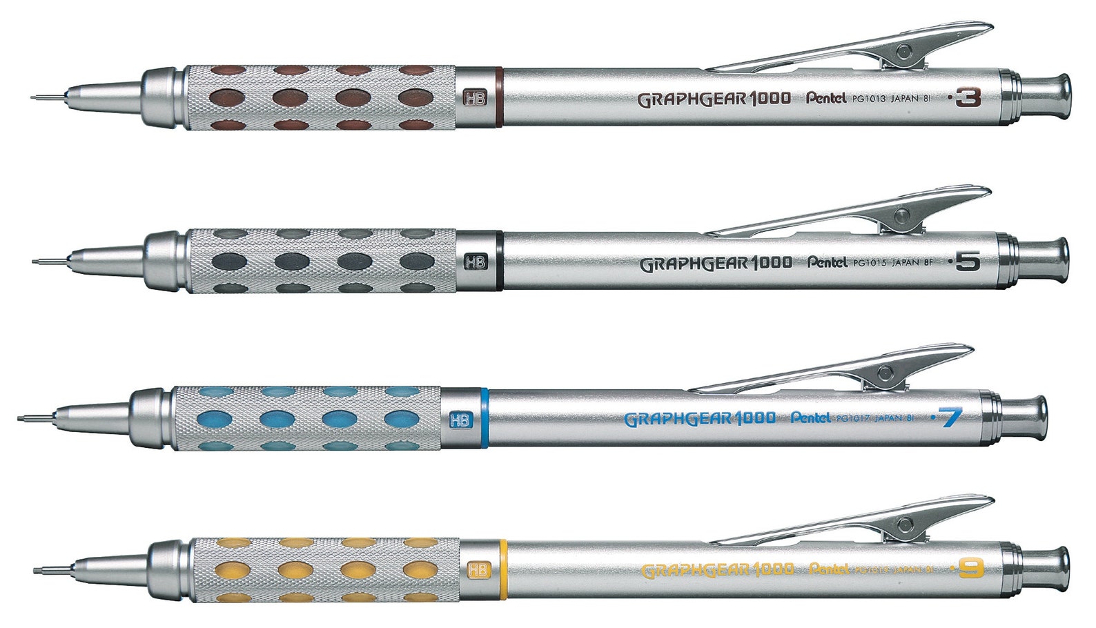 Pentel GRAPHGEAR 1000 Mechanical Drafting Pencil 0.3 0.5 0.7 0.9 ...
