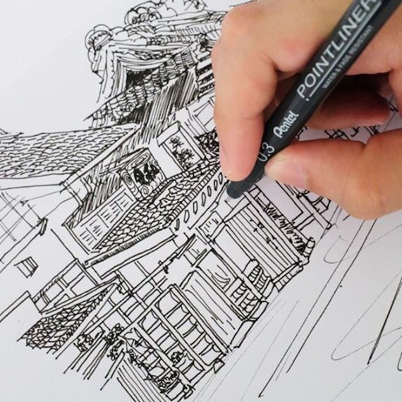 Pentel Pen Drawing