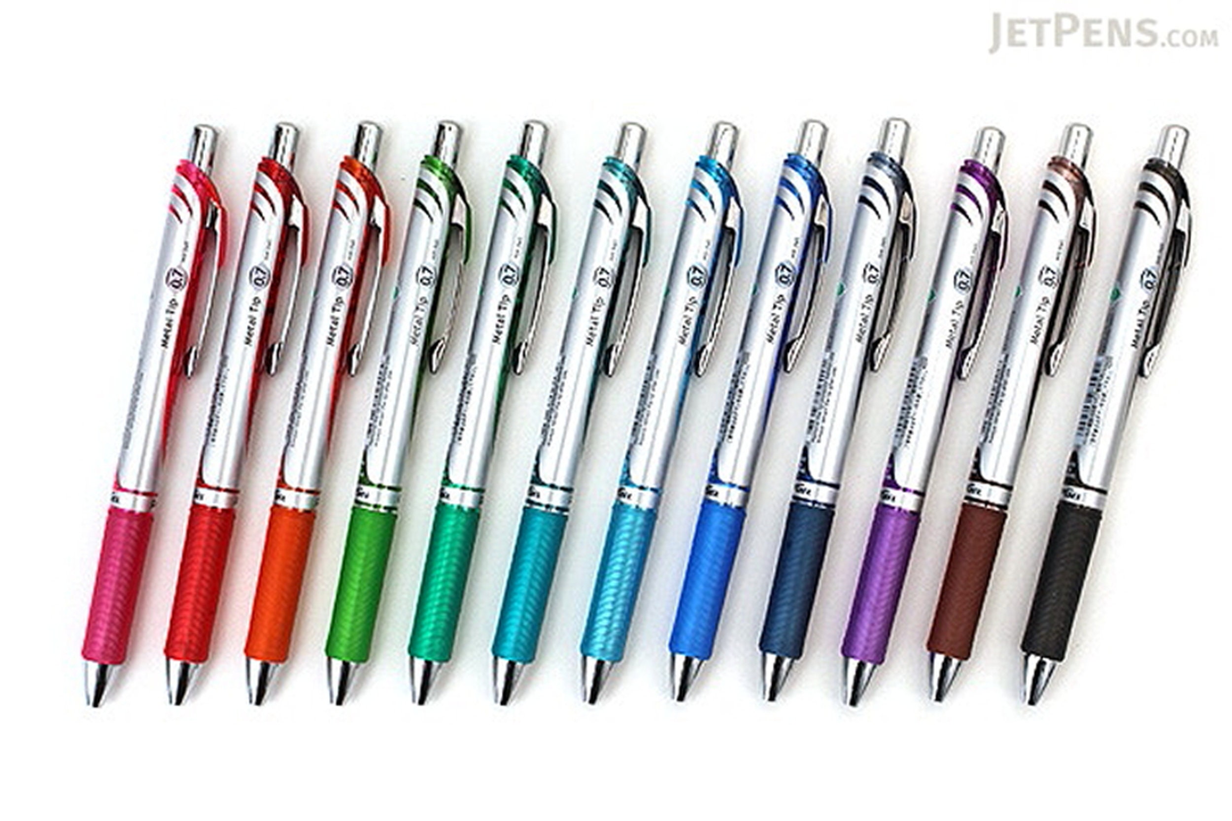 12 Colors Set Pentel Energel Pen 0.7mm 12 Pcs Gel Pens. | Etsy