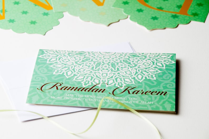 Ramadan Kareem Card Ramadan Greeting Card Ramadan Card - Etsy