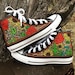 Custom Tooled Leather Converse, Custom Shoes - Etsy
