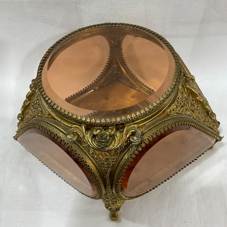 Large Unusual Cherub Jewelry Casket - Etsy