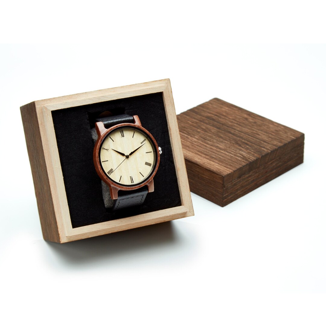 Add on Item Only Wooden Watch Gift Box With Free Engraving Watch Sold ...