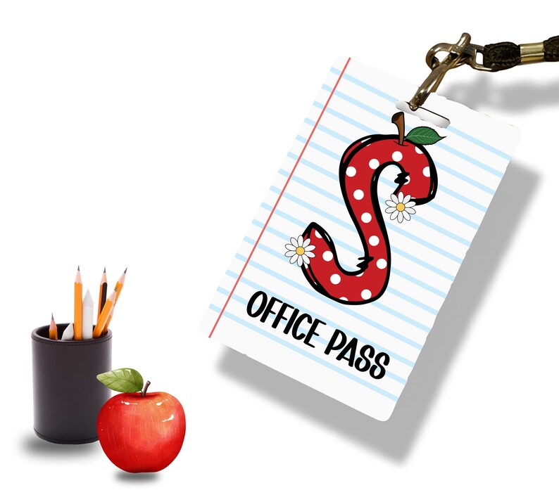 Alphabet Hall Pass, Classroom Teacher Lanyard, Restroom Pass - Back to ...