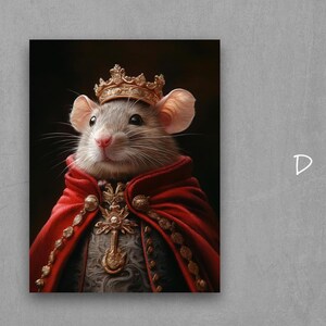 Custom Royal Rat Portrait | Personalized Renaissance Pet Art | Majestic ...