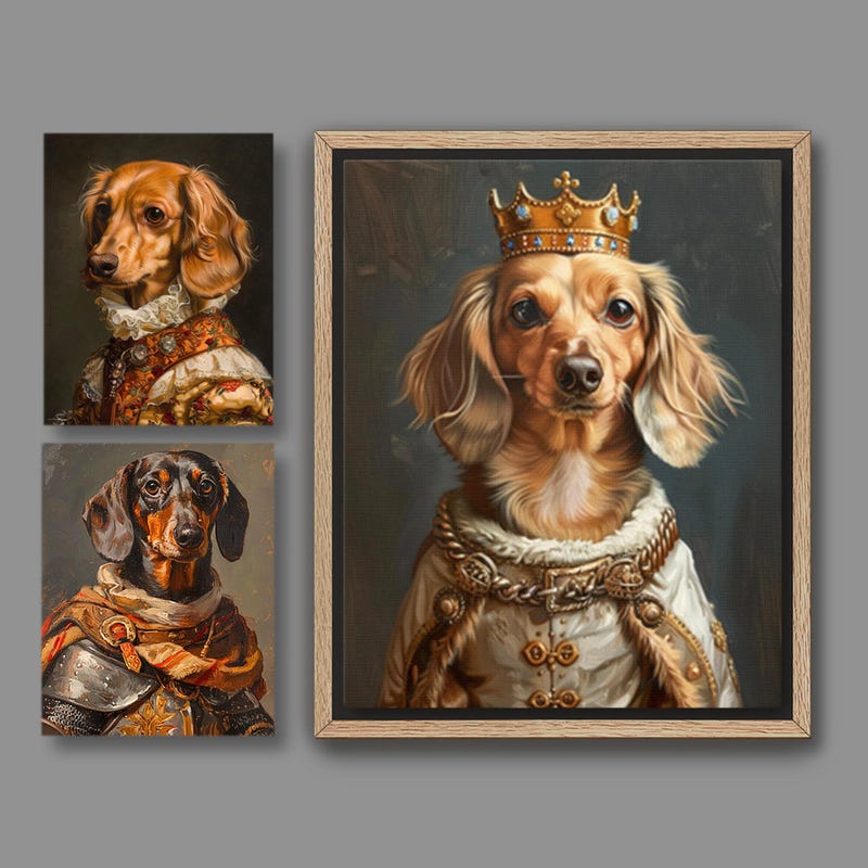 Medieval Dog Paintings - Etsy