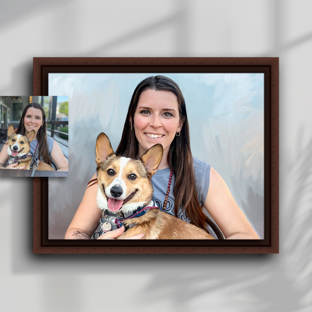 CUSTOM Portrait From Your Photo, Family People Digital Art Painting or ...