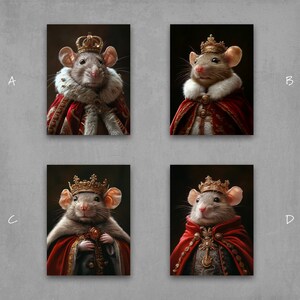 Custom Royal Rat Portrait | Personalized Renaissance Pet Art | Majestic ...