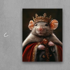 Custom Royal Rat Portrait | Personalized Renaissance Pet Art | Majestic ...