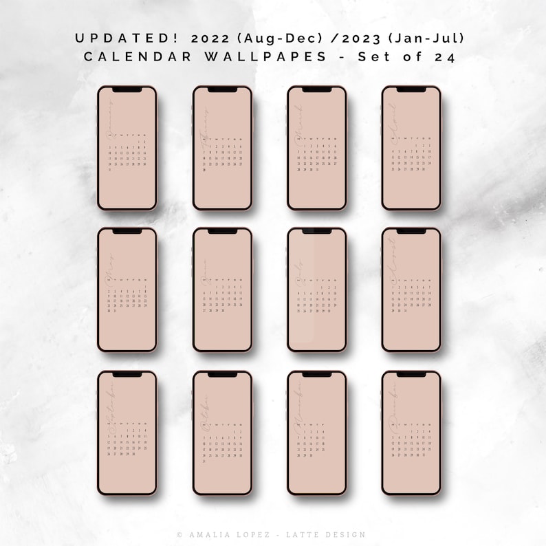 ACTUALIZADO Calendario completo 2023 diciembre 2022. Fondo de pantalla ...