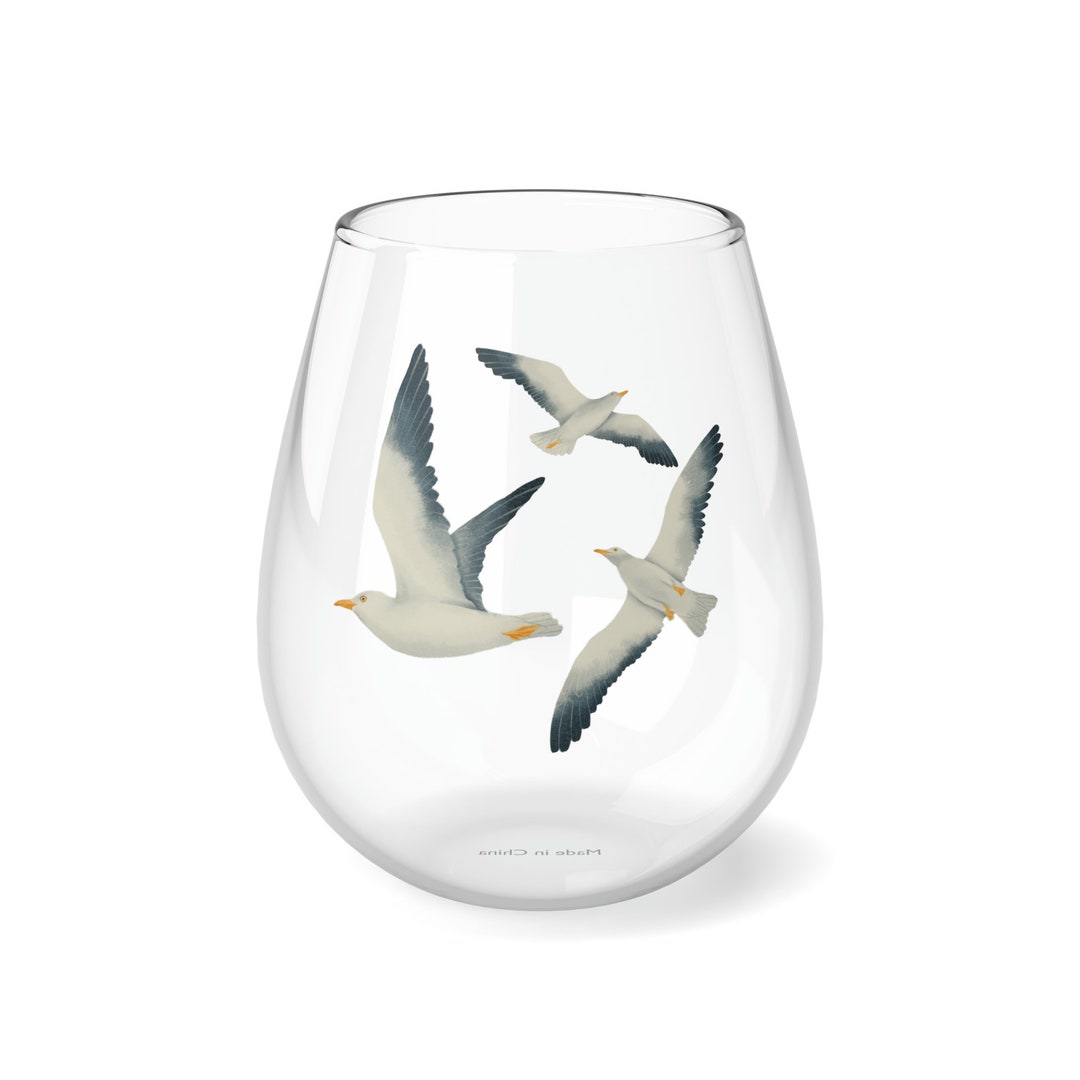 1989 Seagull Taylor Stemless Wine Glass 11.75oz - Etsy
