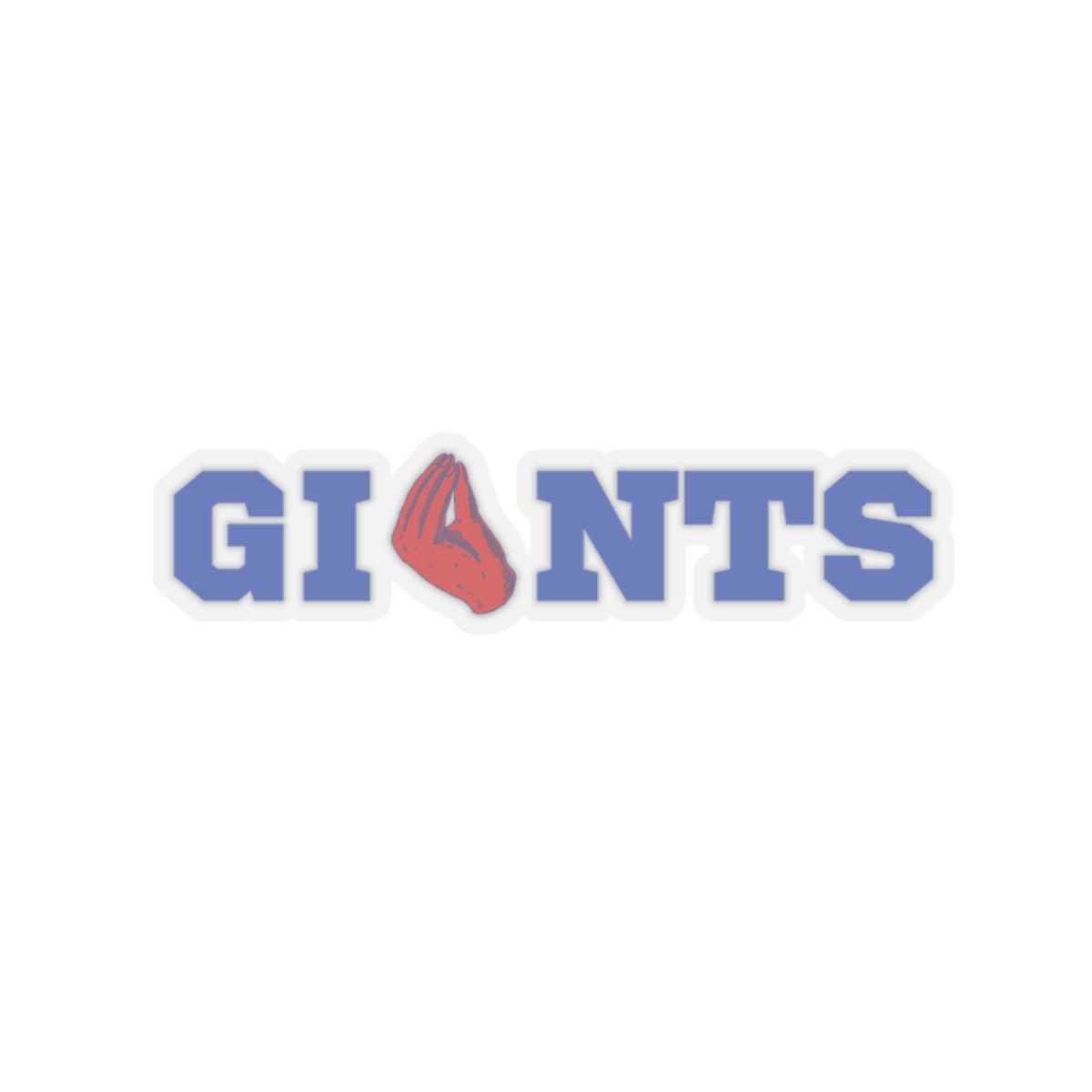 NY Giants, Tommy Devito, Italian Hand Gesture Kiss-cut Stickers - Etsy
