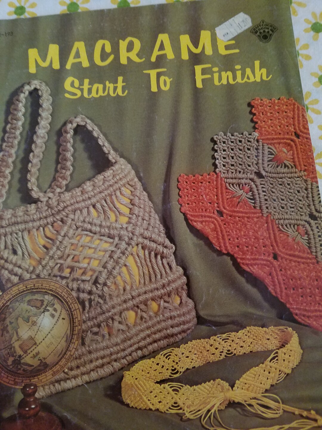 Vintage 1971 Macrame Start to Finish Guide Craft Book for Collector - Etsy